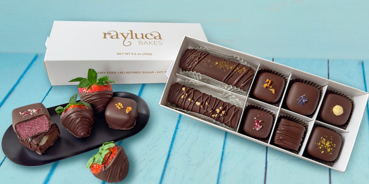 Gourmet Vegan Chocolate | Custom Cake Shop | Rayluca Chocolate