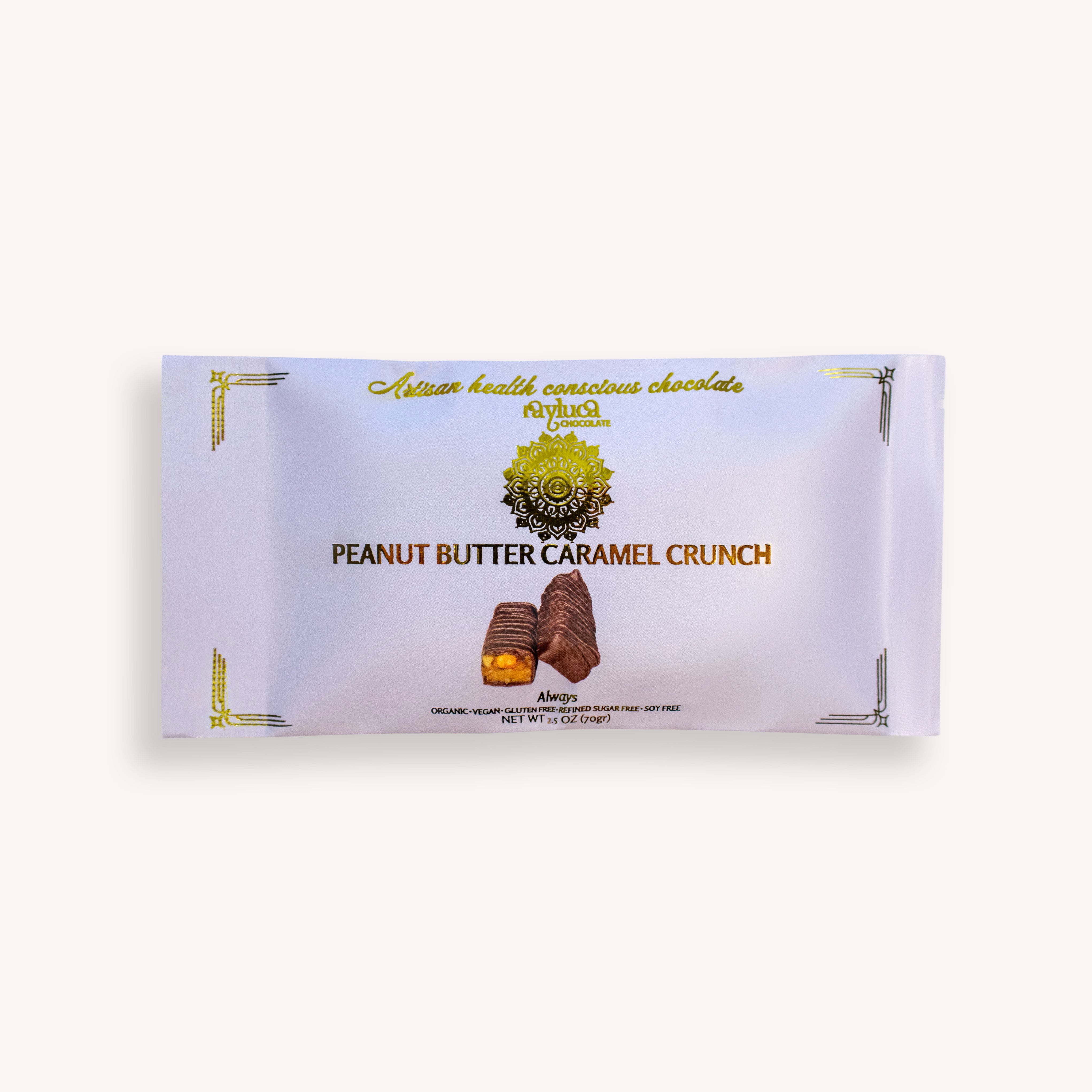 CRUNCHY PEANUT BUTTER CARAMEL – Rayluca Chocolate